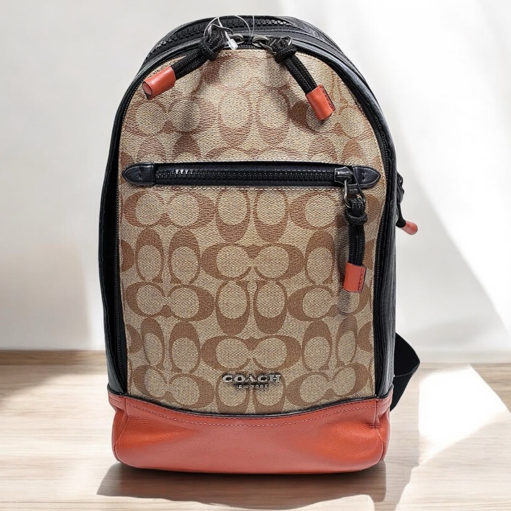 Coach Graham Pack Sling Backpack - Gem